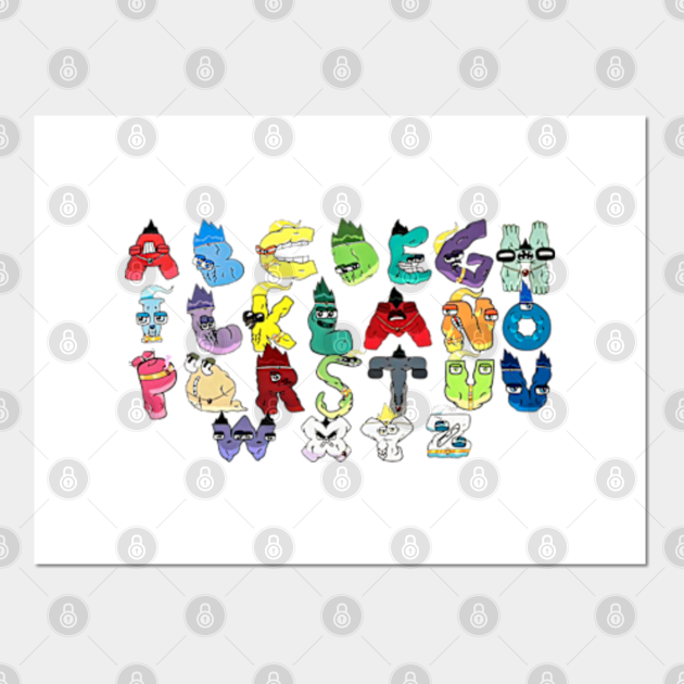 Alphabet Lore But They Transform To A New Level Strong Alphabet Lore Posters And Art Prints